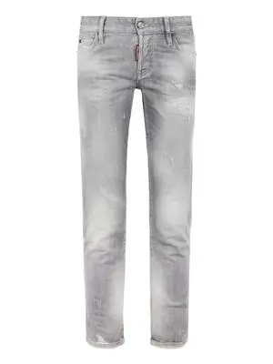 Dsquared2 Logo-patch Jeans - Grey