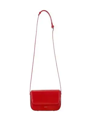 STAND OIL Flap Crossbody Bag - Red