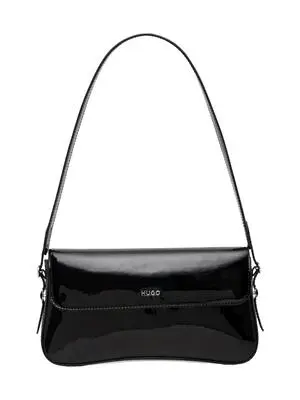 Hugo Logo-detail Shoulder Bag - Black