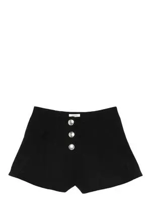 Sandro Press-stud-fastening Shorts - Black