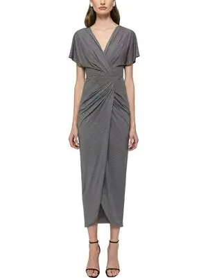 NISSA V-Neck Maxi Dress