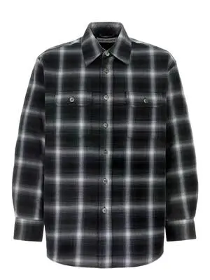 Our Legacy Padded Moss Check Shirt - Black