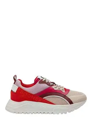 Bogner Colour-block Low-top Sneakers - Red