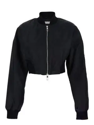 Sportmax Zipped Bomber Jacket - Black