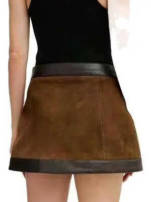 Retrofete Lisbeth Mini Skirt - Brown