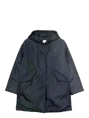 Aspesi Hooded Parka Coat - Blue
