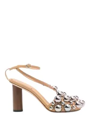 A.W.A.K.E. Mode Christine Studs-embellishment Sandals - Neutrals
