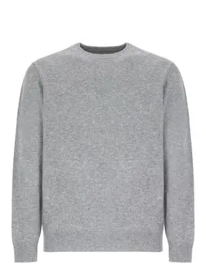 MC2 SAINT BARTH Crew-Neck Long-Sleeved Sweater Grey
