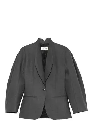 RÓHE Shawl-collar Blazer - Grey