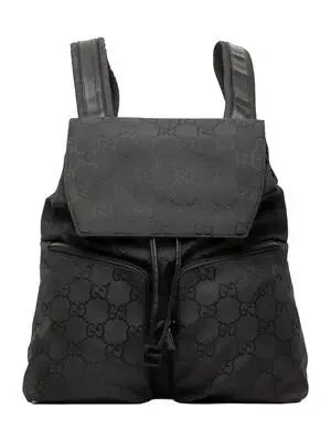 Gucci Gg Nylon Backpack - Black