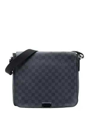 LOUIS VUITTON 2013 Damier Graphite Daniel Mm Crossbody Bag - Black