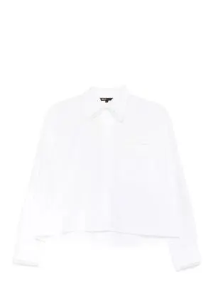 Maje Braid Trimmed Shirt - White