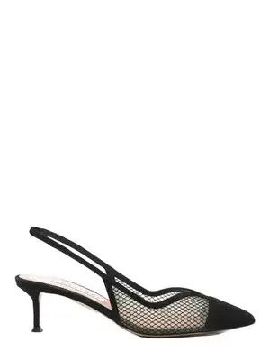AQUAZZURA Gia Slingback Pumps - Black