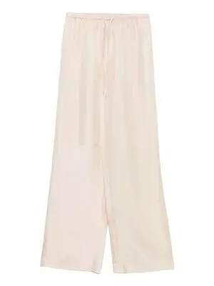 RÓHE Silk Drawstring Pants - Pink