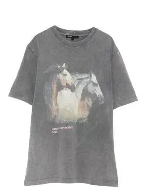 Maje Graphic T-shirt - Grey