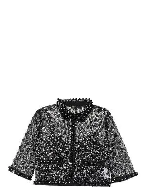 Maje Embellished Shirt - Black