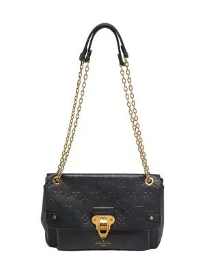 LOUIS VUITTON 2020 Vavin Pm Embossed Leather Shoulder Bag - Black