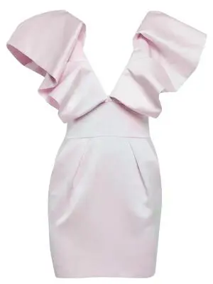 Alexandre Vauthier Ruffled Mini Dress - Pink