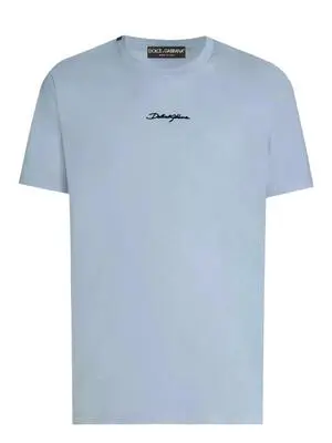 Dolce & Gabbana Script T-shirt - Blue