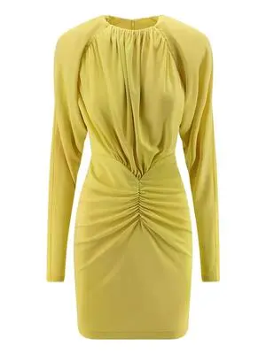 Stella McCartney Ruched Dress - Yellow