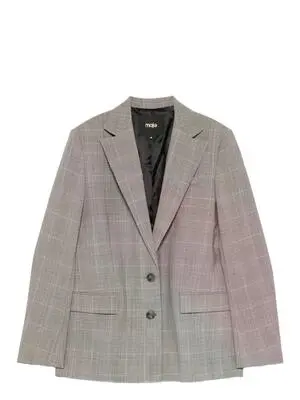 MAJE Plaid Blazer