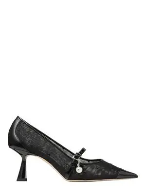 JIMMY CHOO 65mm Aren Mesh Pumps - Black