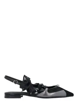 Pinko Bow Pointed Pumps - Black