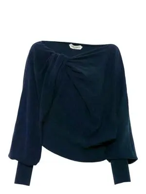 Alberta Ferretti Twisted Sweater - Blue