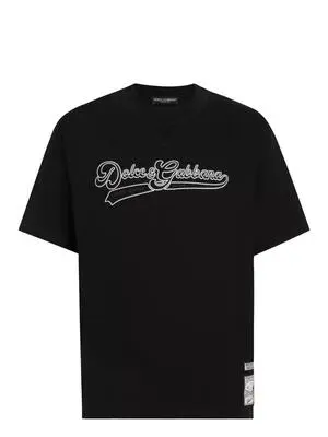 Dolce & Gabbana Embroidered T-shirt - Black
