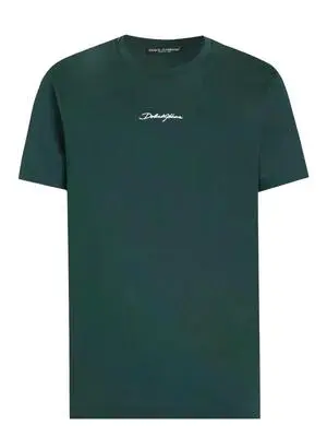 Dolce & Gabbana Embroidered T-shirt - Green
