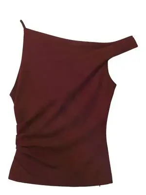 A.L.C. Leia Asymmetric Top - Red