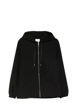 Sandro Zip-fastening Hoodie - Black