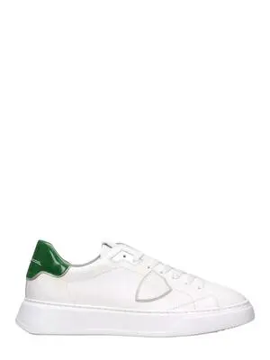 Philippe Model Temple Low Leather Trainers - White