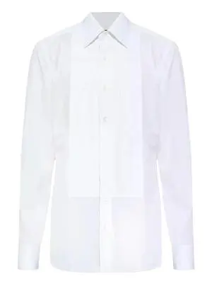TOM FORD Pleated Shirt - White