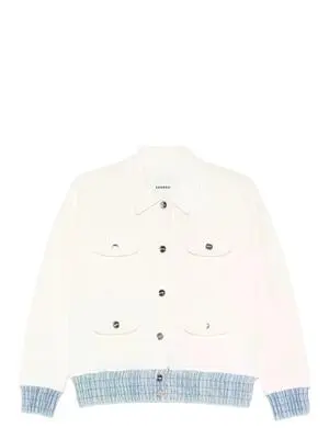 Sandro Long-sleeve Cardigan - Neutrals