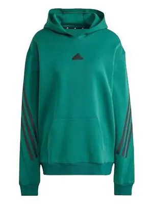 Adidas Future Icons 3-stripes Hoodie - Collegiate Green