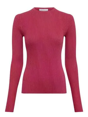 GABRIELA HEARST Browning Ribbed-Knit T-Shirt