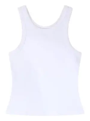 SANDRO Ribbed Beaded Tank Top