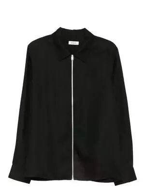 Sandro Zip-fastening Shirt - Black