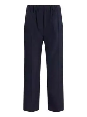 Max Mara Elasticated-waist Track Pants - Blue
