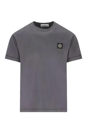 Stone Island Badge T-shirt - Grey