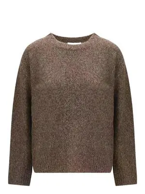 LISA YANG Lova Crew-neck Sweater - Brown