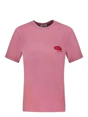 Isabel Marant Zewel Embroidered T-shirt - Pink