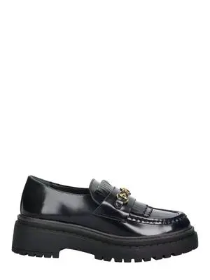 NOKWOL Perry Fringed Loafers - Black