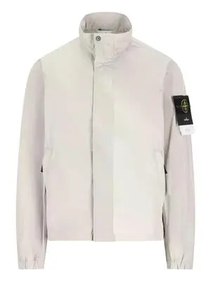 Stone Island Logo-patch Jacket - Grey
