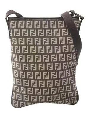 Fendi 2010s Zucchino Crossbody Bag - Brown