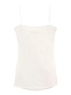 Jacquemus La Plumetis Tank Top - Neutrals