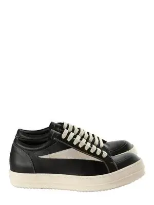 Rick Owens Vintage Leather Sneakers - Black