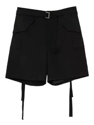 Sacai Suiting Shorts - Black