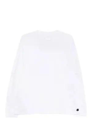 Sacai Cotton Layered T-shirt - White